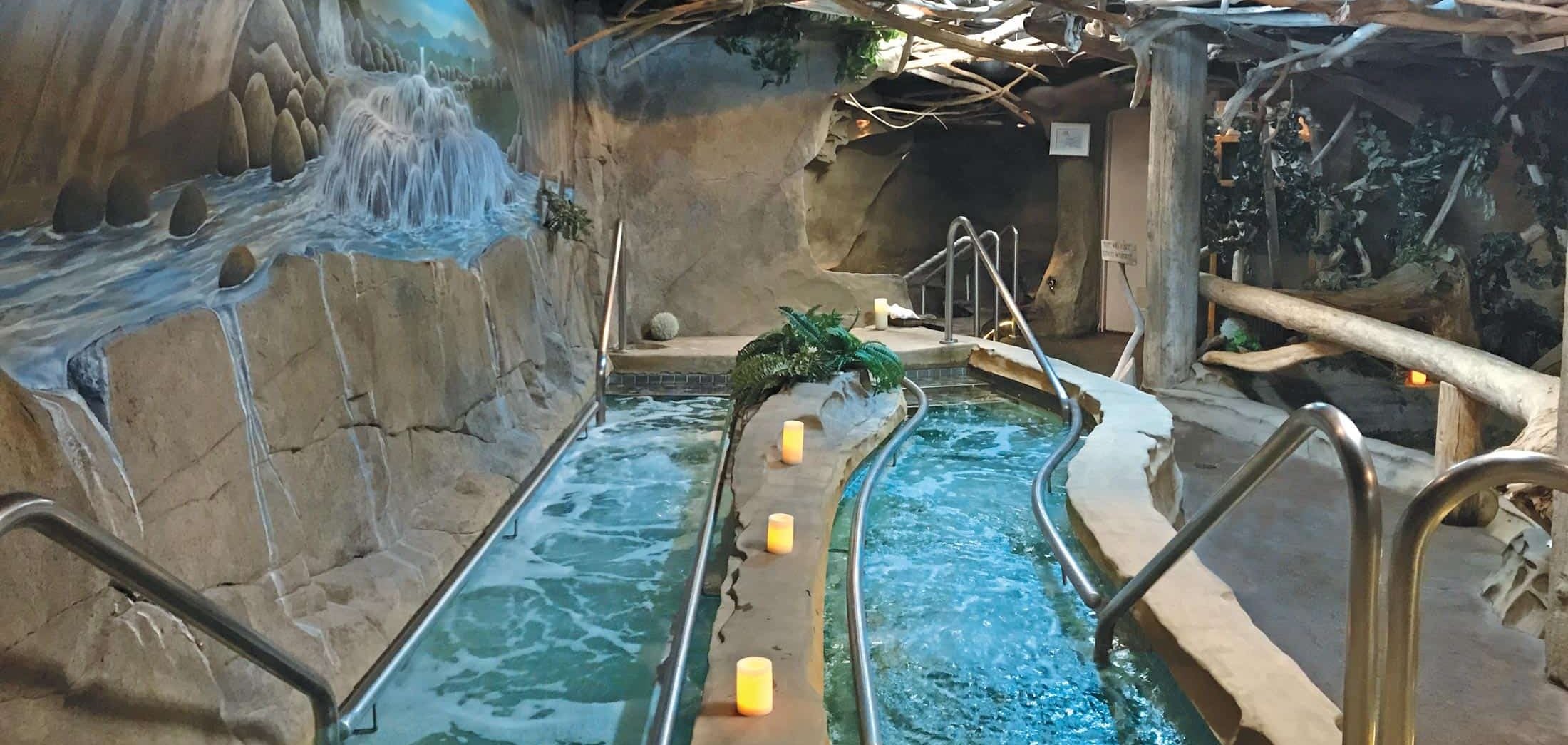 This Lavish Resort In BC Has A Tropical Oasis Complete With Waterfalls