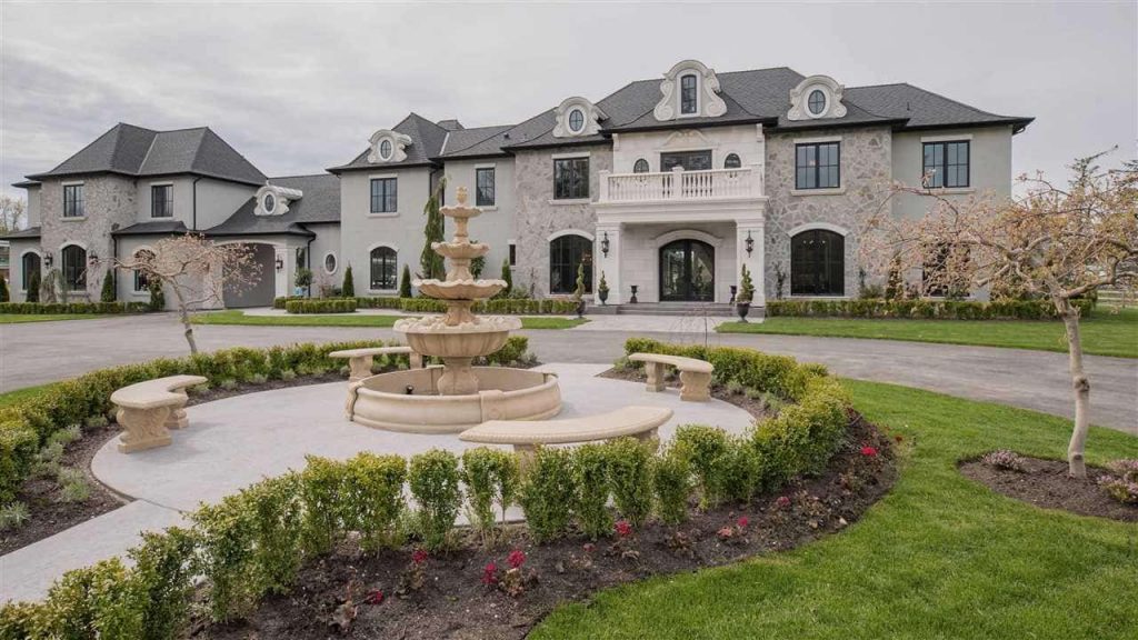 $10M Gets You This Langley Mansion With A Cherry Blossom Driveway