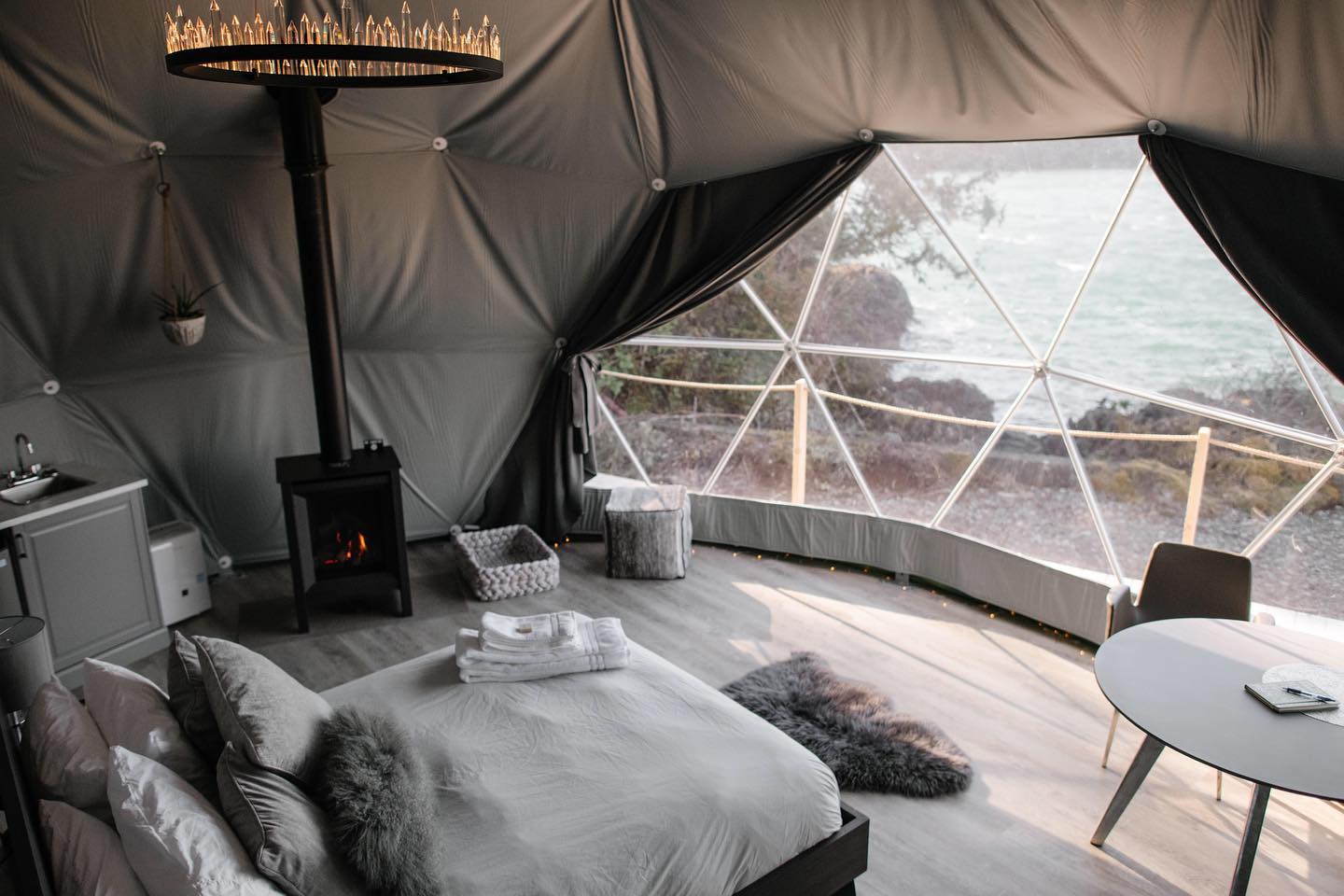 BC's New Glamping Pods Are Nestled On The Tofino Waterfront