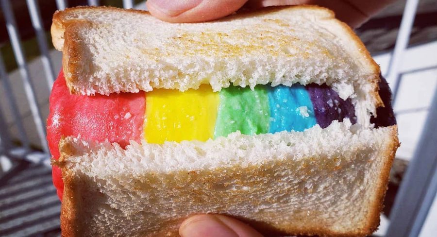 This Rainbow Cheese Toast Is Sending Vancouverites Into A Frenzy