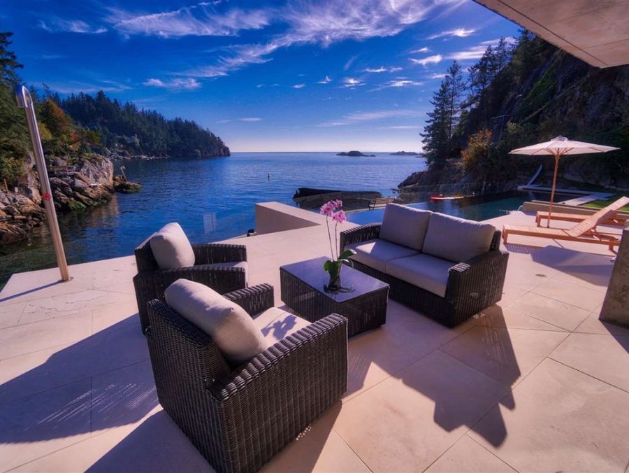 Inside The West Vancouver Home With Ocean-Views & An Infinity Pool