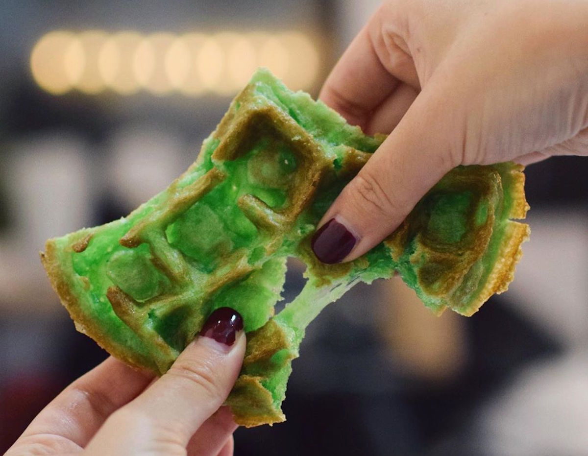 Bambu In Vancouver Is Now Making Unique Pandan Waffles | Food