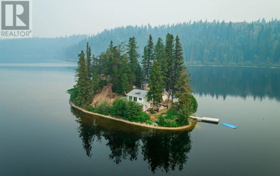 This Private Island In BC With A Cabin On It Can Be Yours For $270K