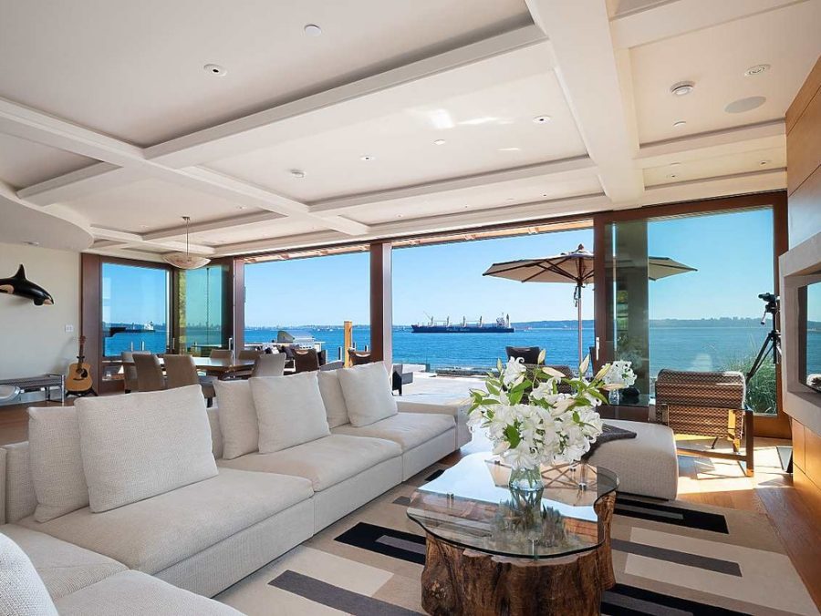 This $11.6M Mega Cabin In Vancouver Comes With Its Own Private Beach