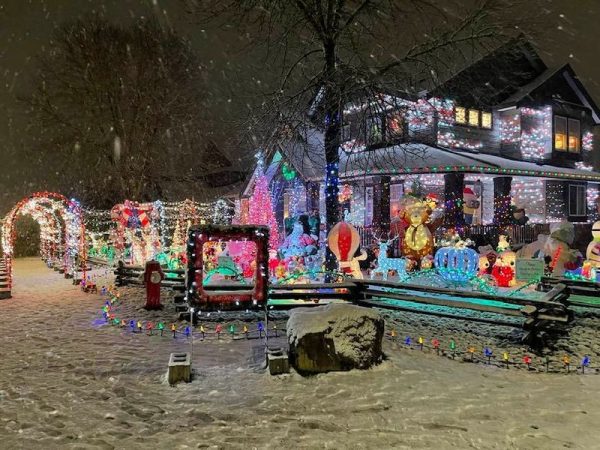 Marvel At This Spectacular Christmas Lights Display In Surrey