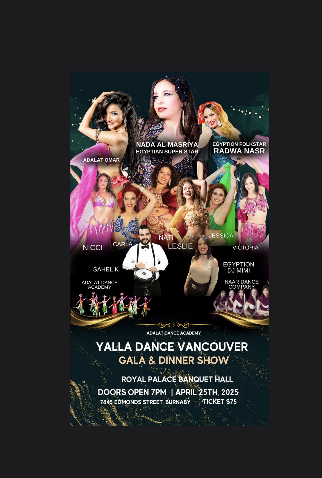 YALLA Dance Vancouver Gala