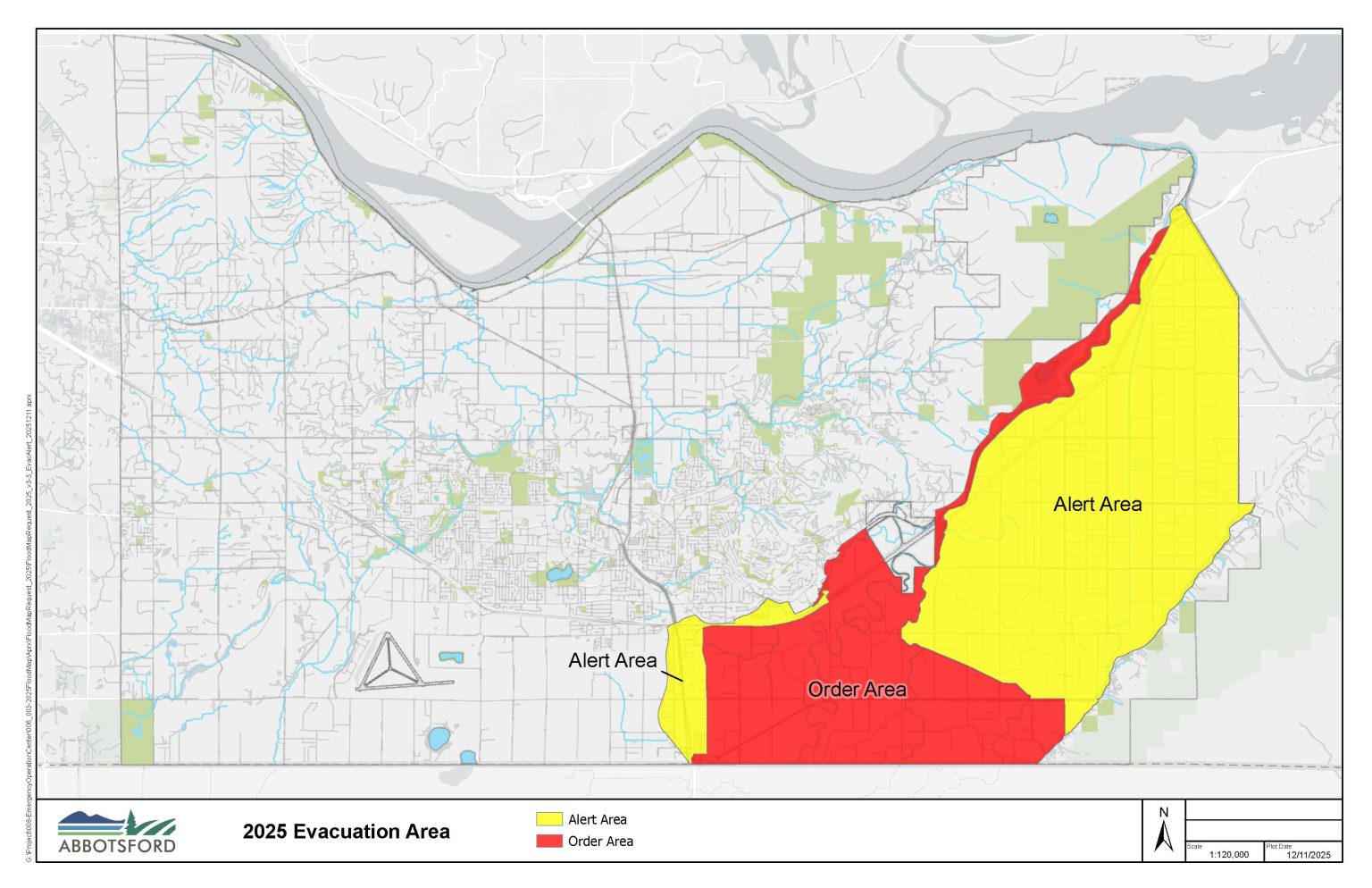 Floodwaters Push Into Abbotsford, New Evacuation Orders Issued