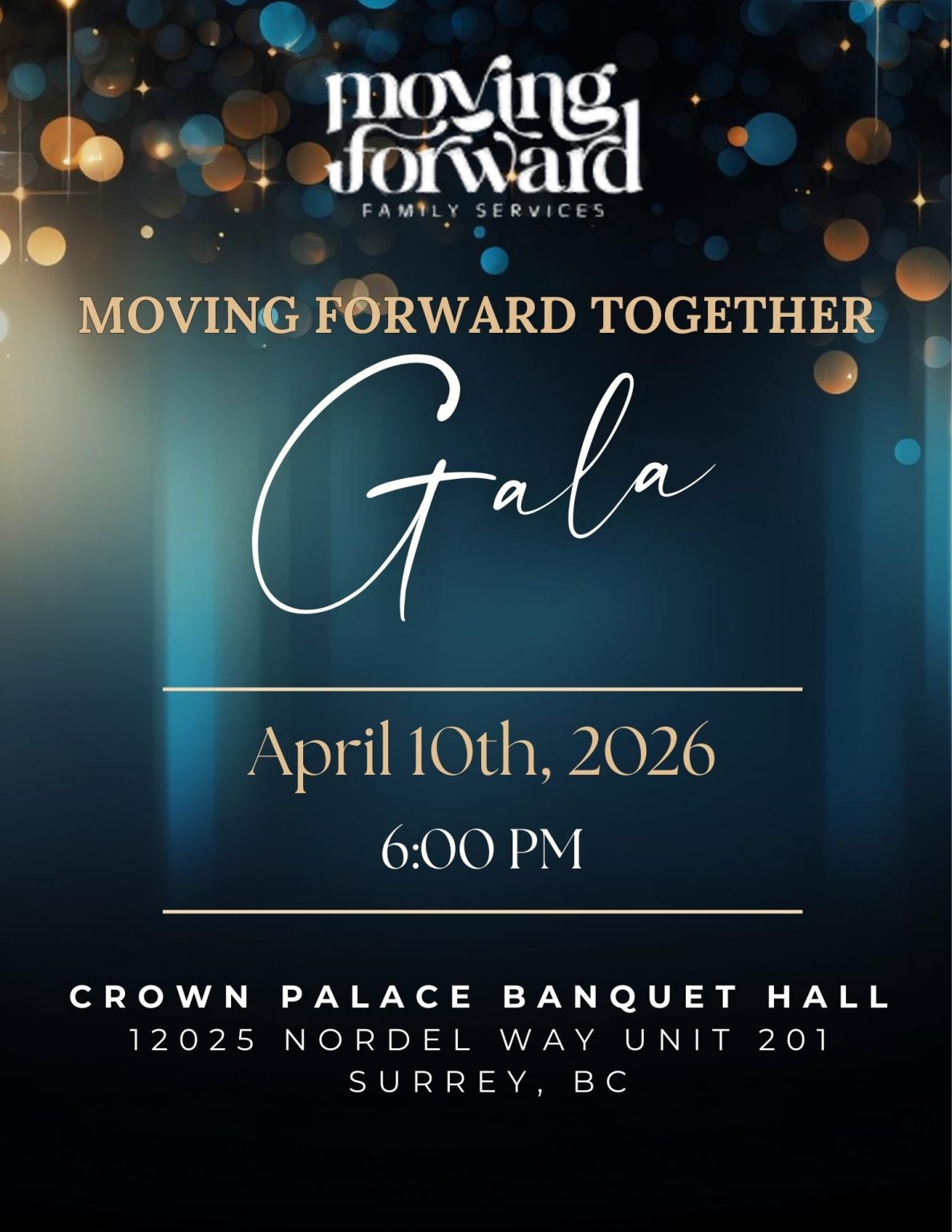 You Are Invited To The Moving Forward Together Gala This Spring