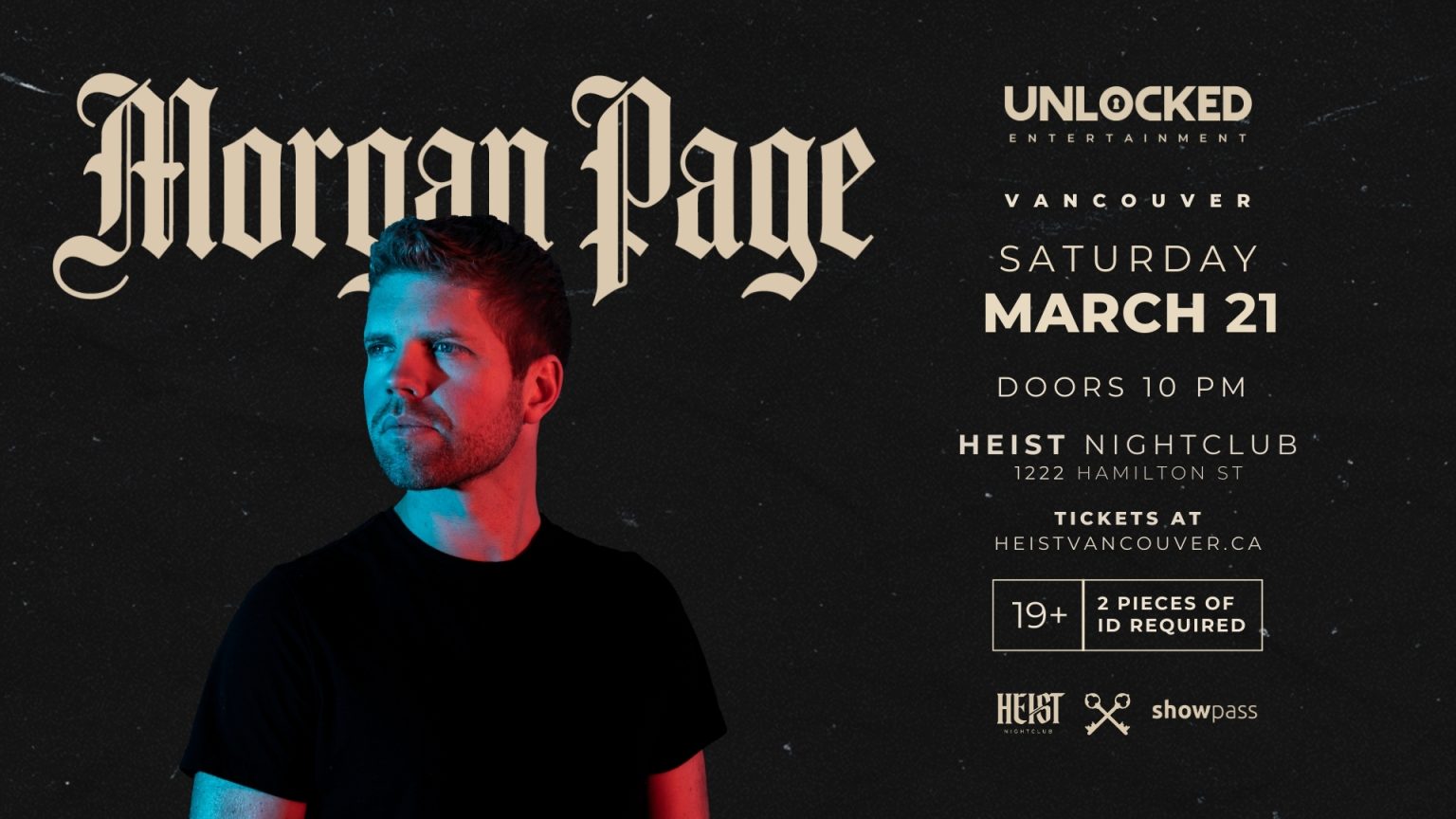Grammy-Nominated DJ Morgan Page to Perform at Heist Vancouver