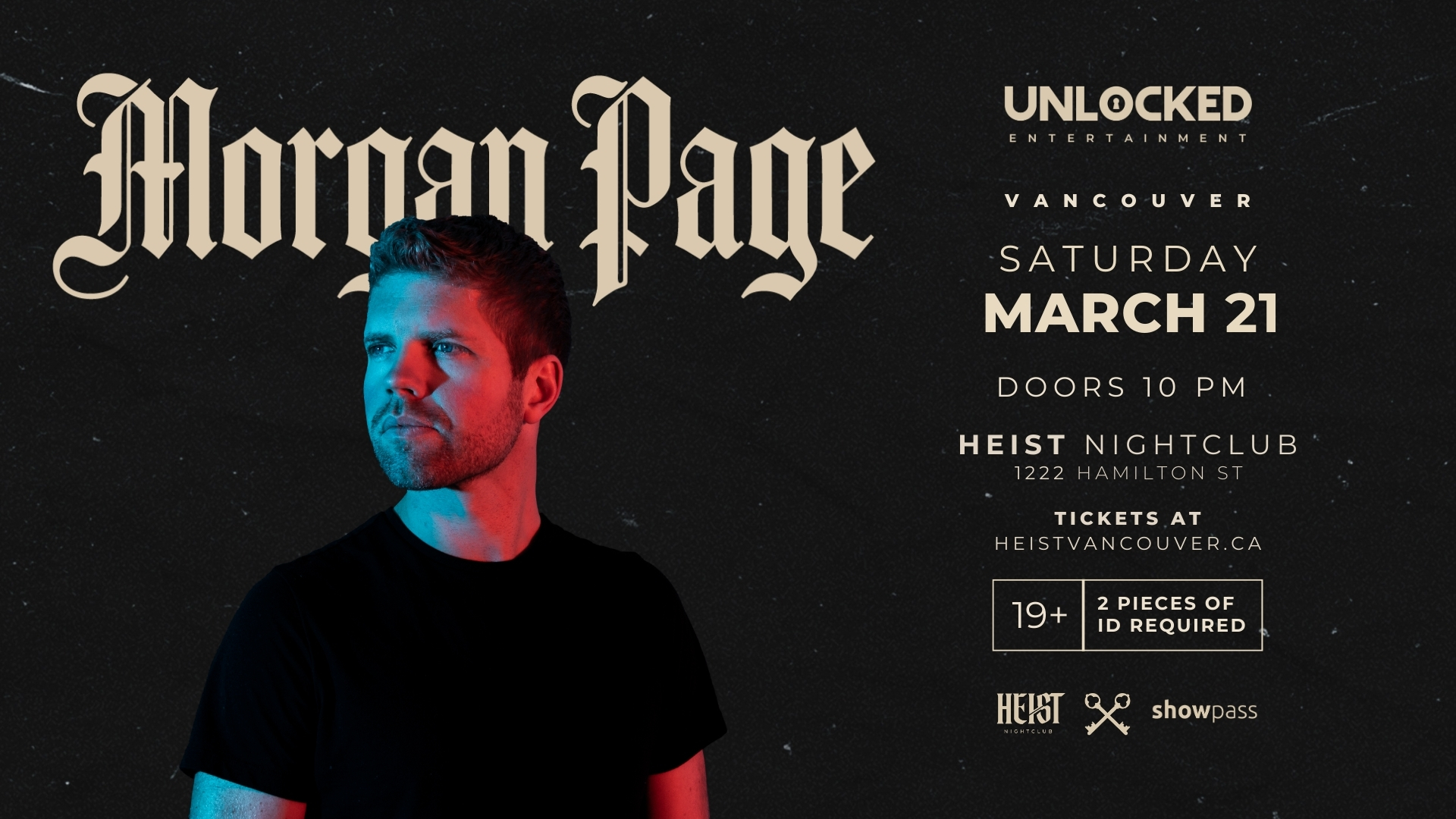 Grammy-Nominated DJ Morgan Page to Perform at Heist Vancouver