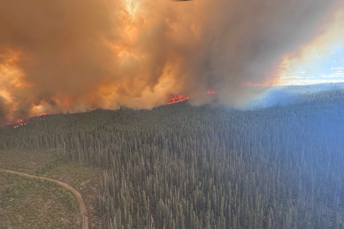 A Fast-Moving B.C. Wildfire Has Triggered An Evacuation Alert
